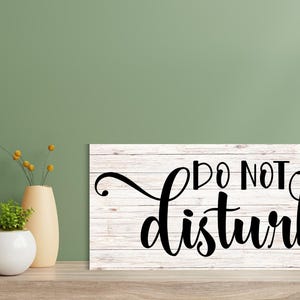 Svg Do Not Disturb Sign Cut File Door Hanger Svg Cricut Sign Design ...