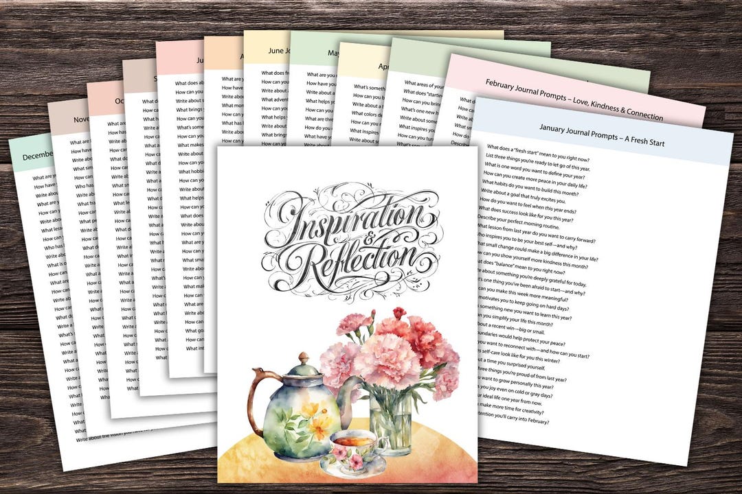 Printable Journaling Prompts 365 Days of Inspiration and Reflection ...
