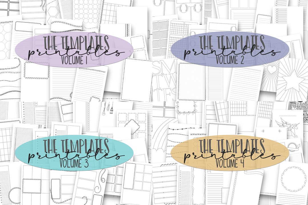 Printable Planner Kit Templates Digital Planner Journal Templates ...