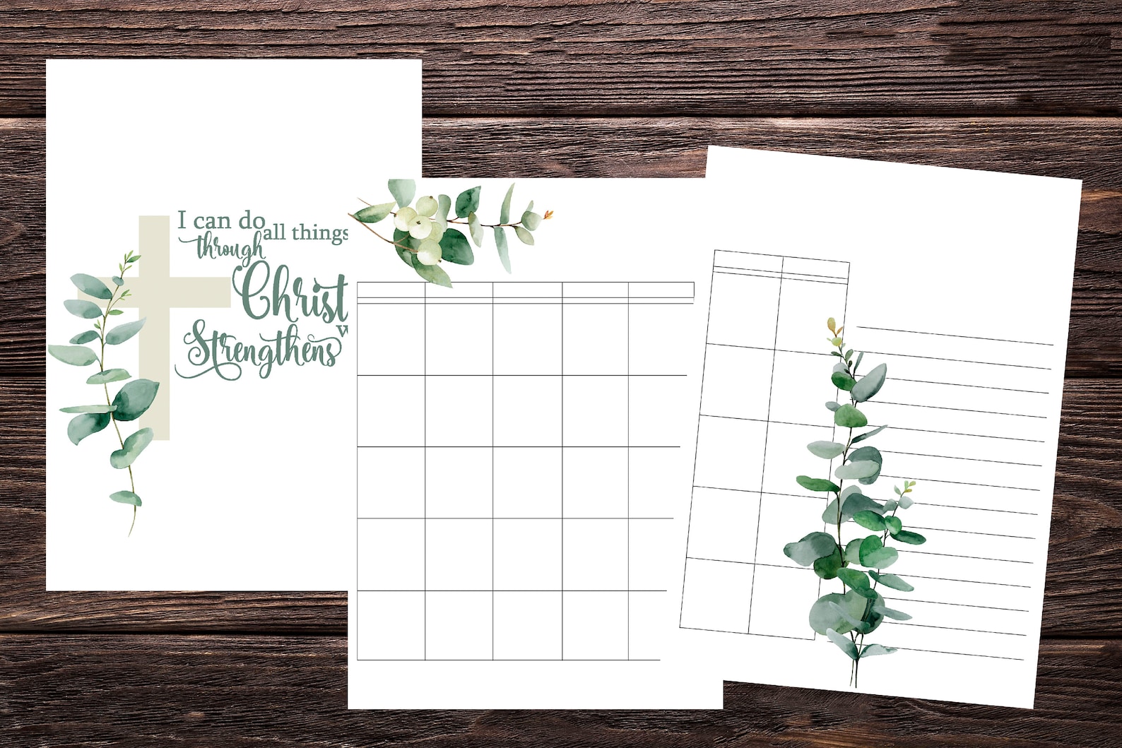 Printable Devotional Planner for Refillable Planners and - Etsy