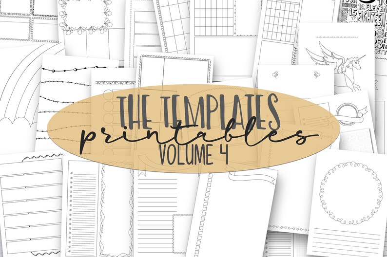 Printable Planner Kit Templates Digital Planner Journal Templates ...