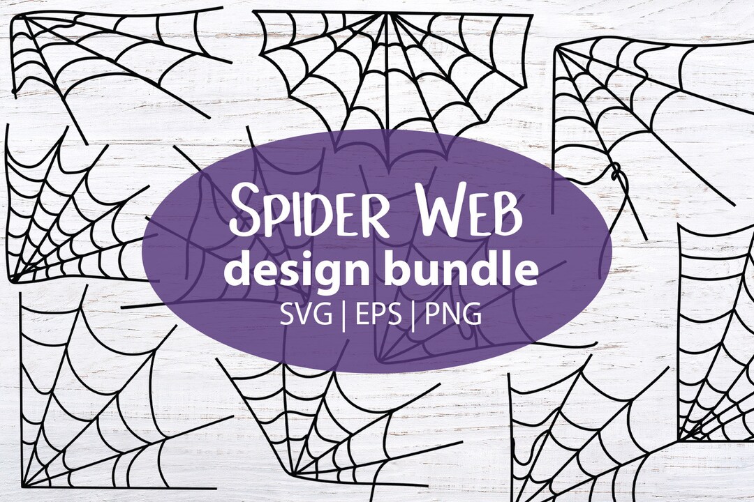 Spider Webs SVG Bundle 10 Design Bundle - Etsy