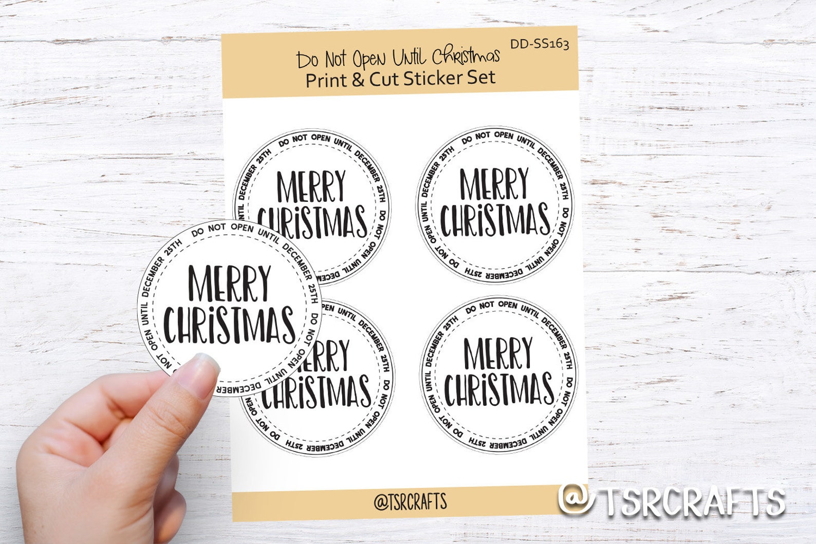 Christmas Gift Tags Printable Tag Template Do Not Open - Etsy