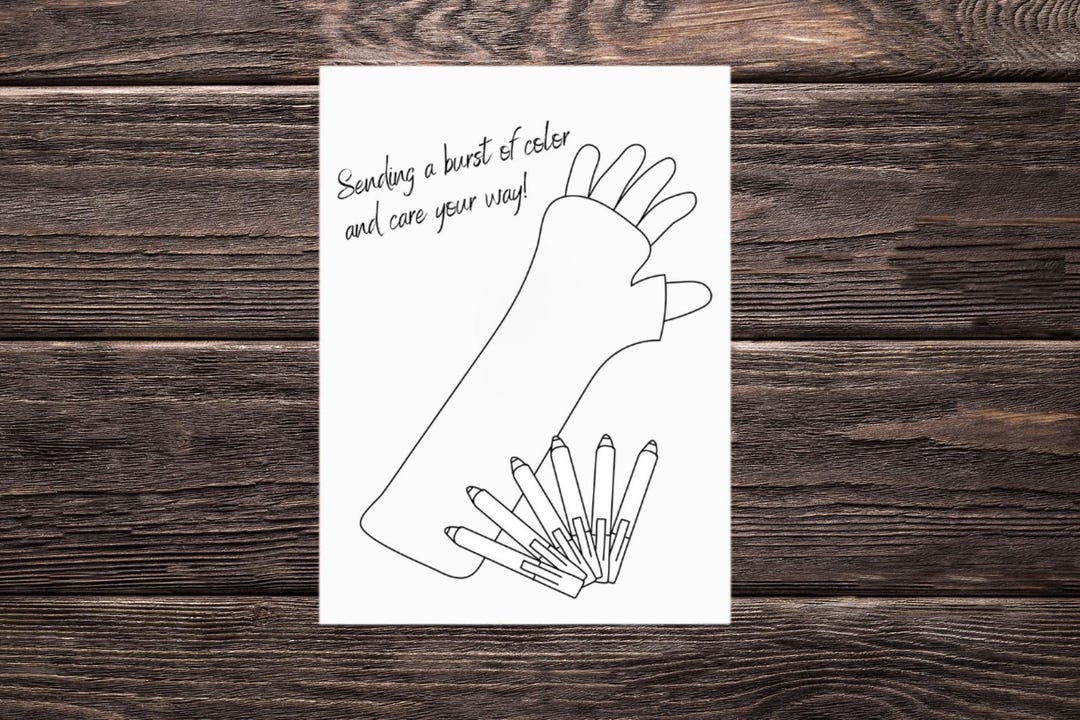 Printable Get Well Card for Broken Arm Get Well Soon Card to Print at ...