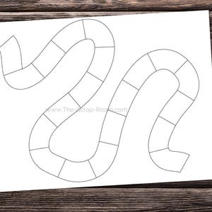 Printable Blank Board Game Templates Printable Game Diy Game Game Kit ...