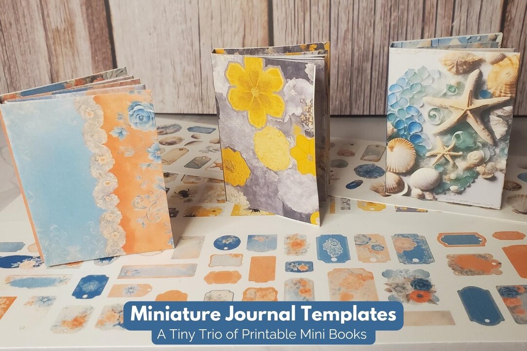 Printable Miniature Junk Journal Kit: Printable Journal Kit, Tiny ...