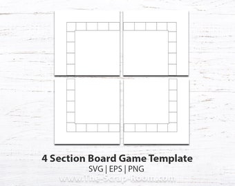 Printable Blank Board Game Templates DIY - Etsy