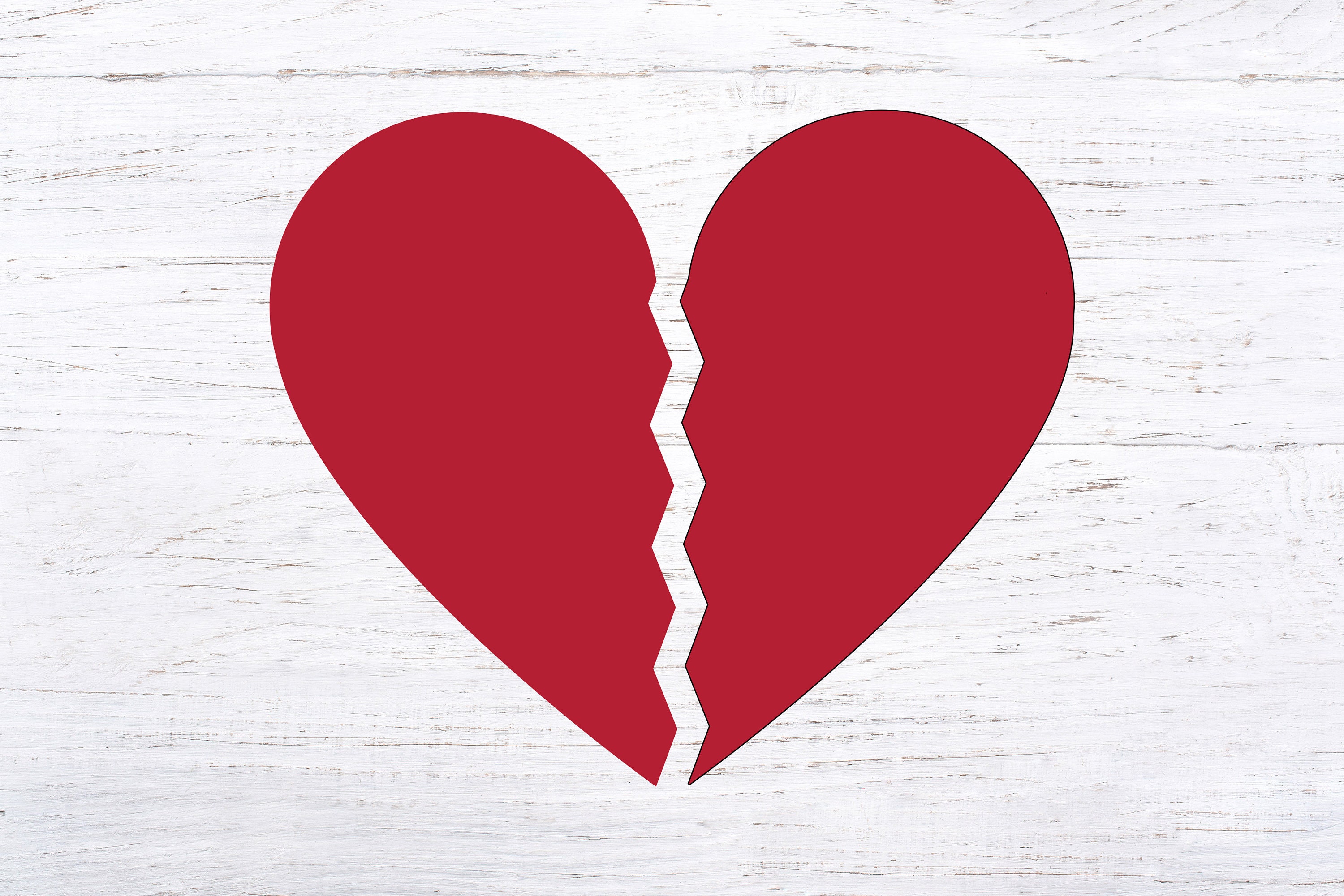 2 Heart Halves Digital Graphic EPS SVG & PNG Commercial | Etsy