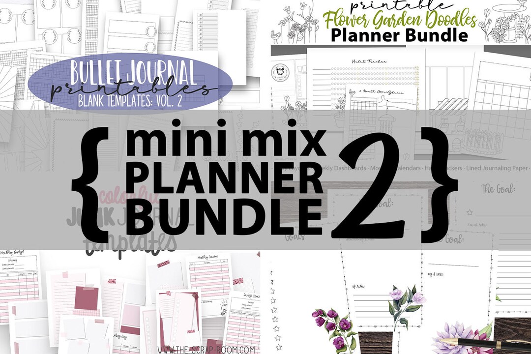 Mini Mix Planner Bundle 2: Planner Pages to Print or Use Digitally ...