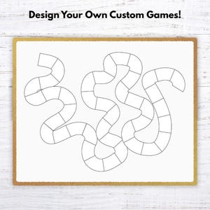 Printable Blank Board Game Templates Game Design Printable Game Diy ...
