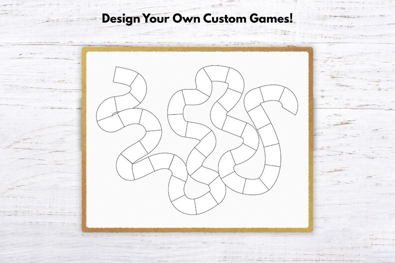 Printable Blank Board Game Templates Game Design Printable Game Diy ...
