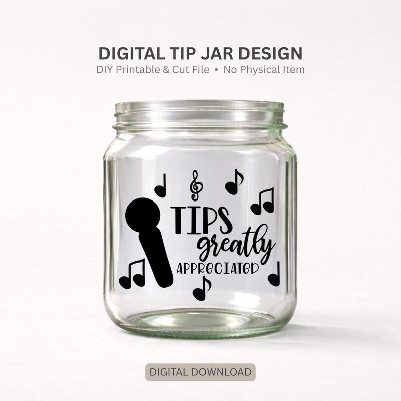 Tip Jar Signs Printable - Etsy