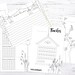 Coloring Book Printable Planner Inserts the Doodle Journal - Etsy