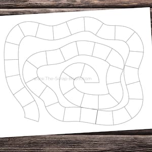 Printable Blank Board Game Templates Game Design Printable Game Diy ...