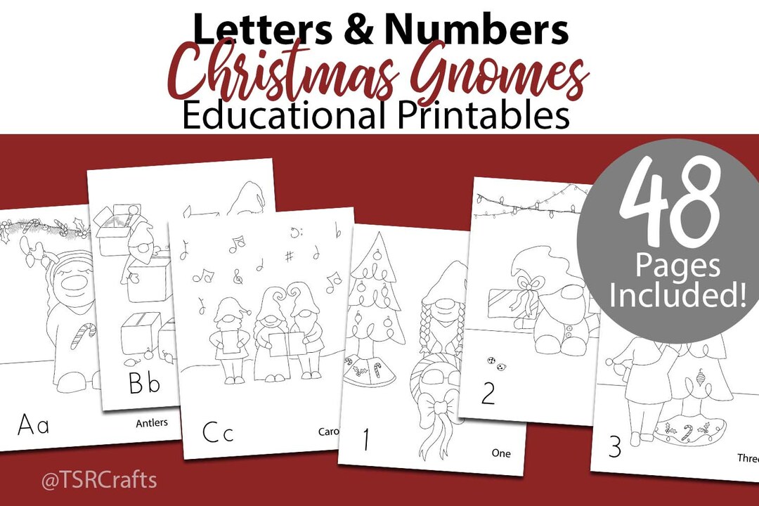 Christmas Coloring Pages and Practice Writing Pages for Kids Letters ...