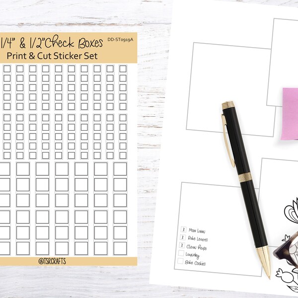 Check Box Clipart - Etsy