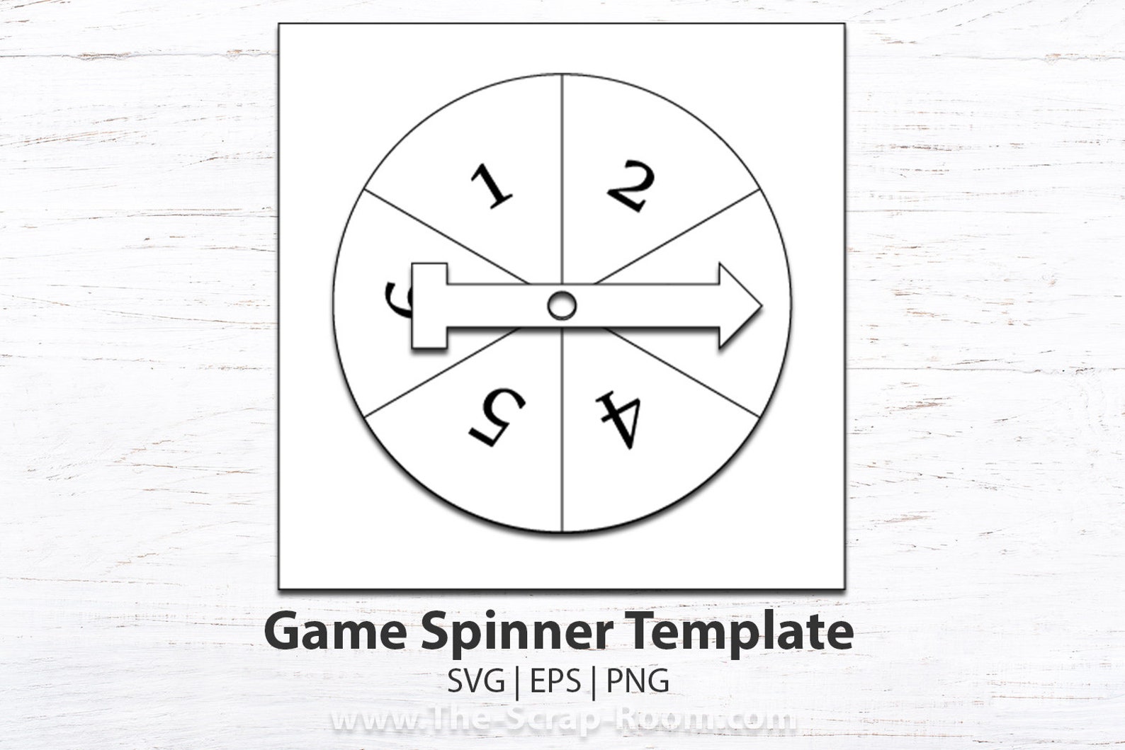 Game Spinner Wheel Template Blank Spinner Game Piece Diy Game Spinner ...