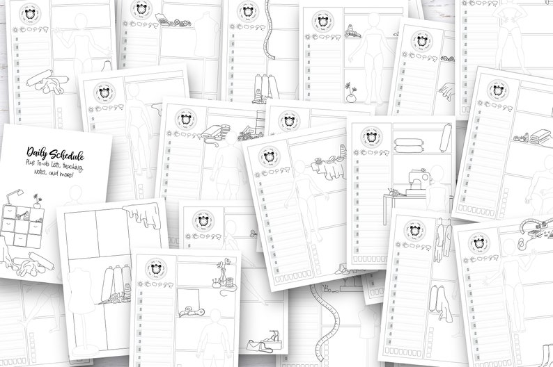 Printable Planner Inserts Fashionista Planner Journal - Etsy