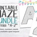 Printable Maze Activity: A-Z Alphabet Bundle for Kids - Etsy