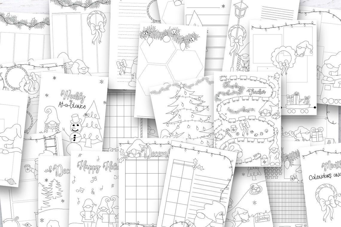 Printable Planner Journal Inserts / Digital Planner Bundle - Etsy