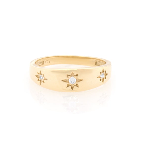 Star Setting Ring - Etsy