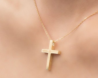 Simple Gold Cross - Etsy