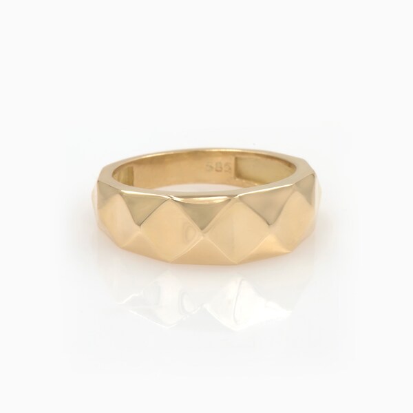 Bold Gold Ring - Etsy