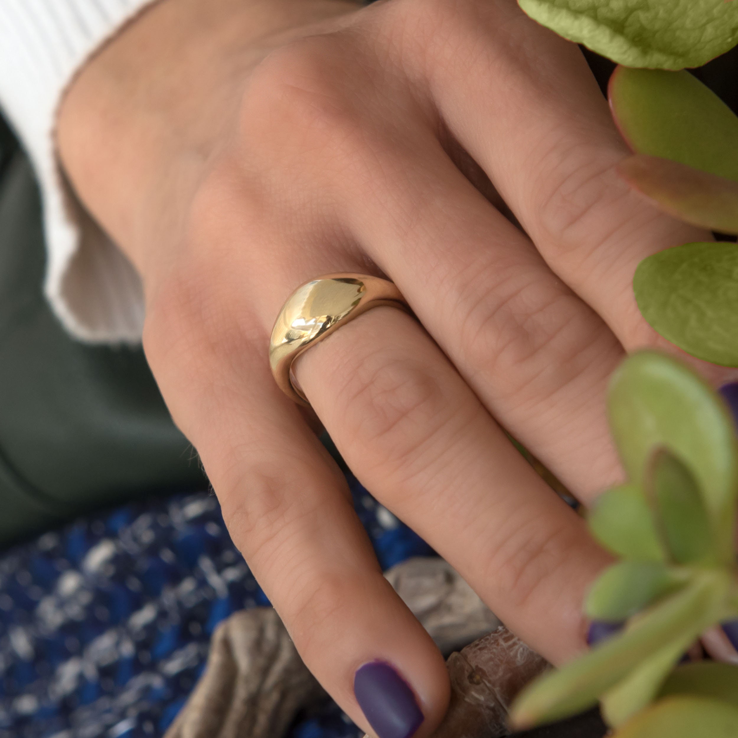 Ladies Gold Dome Rings at William Gainey blog