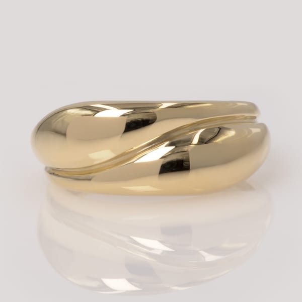 Bold Gold Ring - Etsy