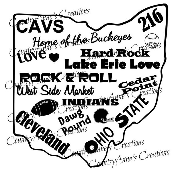 Cleveland State Svg - Etsy