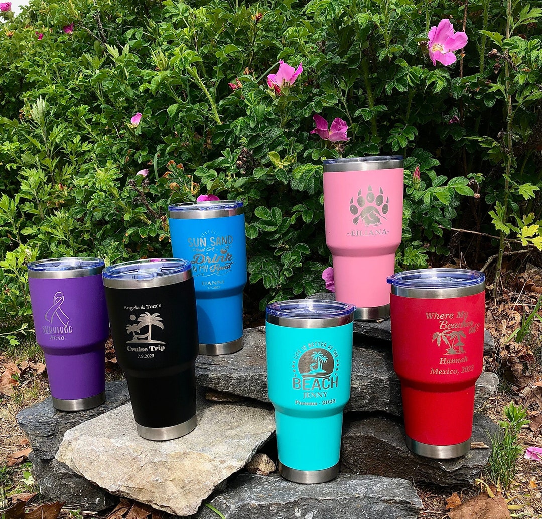 Tumbler 30oz Personalized Insulated Stainless Steel Double Vacuum ...