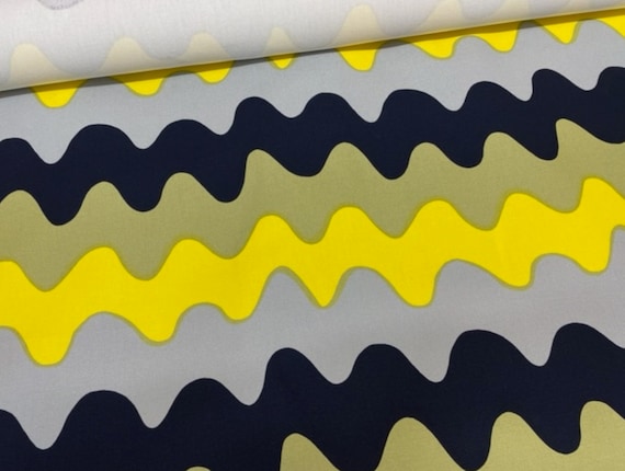 Marimekko Pikku Lokki Upholstery Grade Cotton Canvas Piece for - Etsy