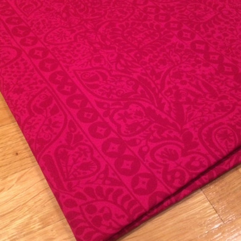 Red and Pink Fabric - Etsy