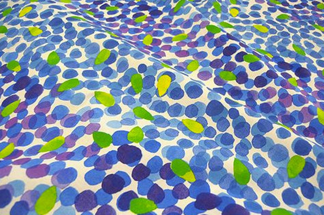 Marimekko Mustikkamaa Cotton Fabric , 18" X 56", for Pillows and Purses ...