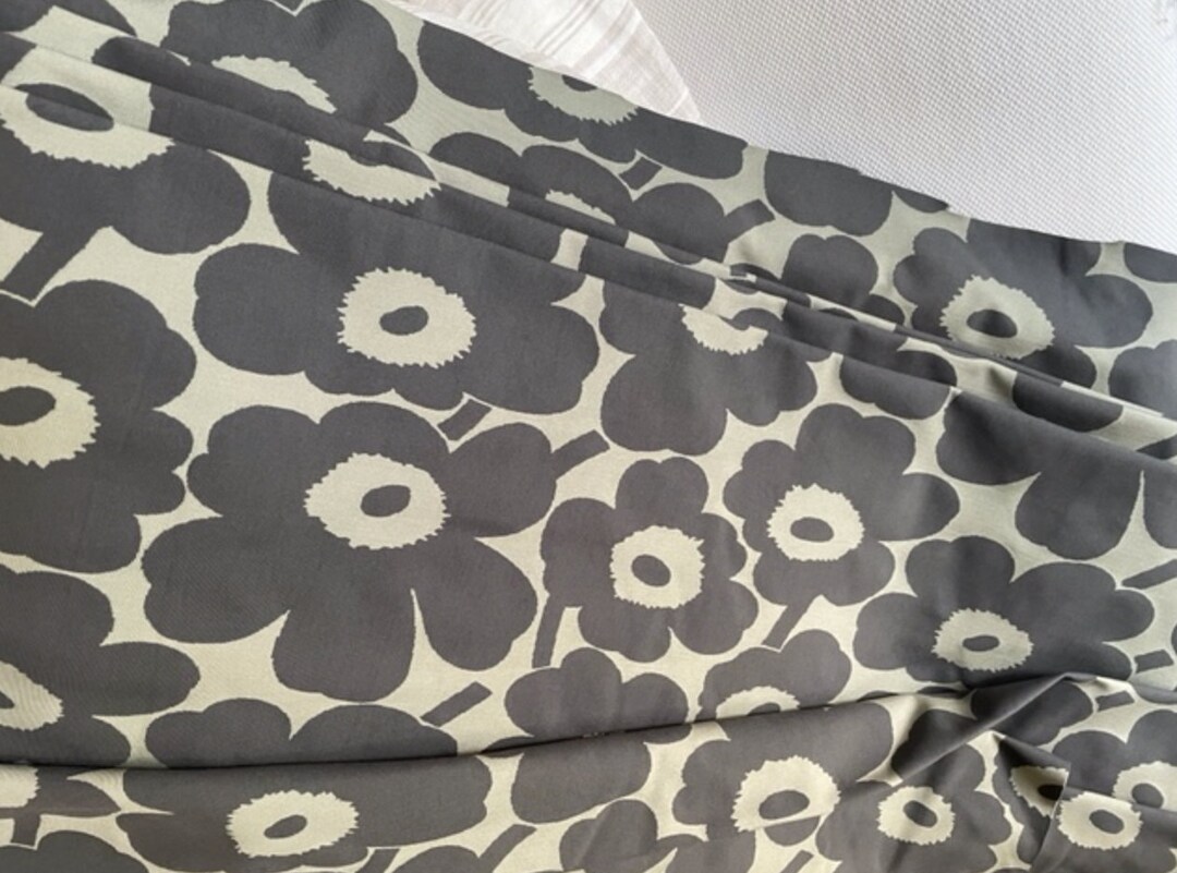 Marimekko Mini Unikko Jersey Fabric for Work Out Clothing and Such Sold ...