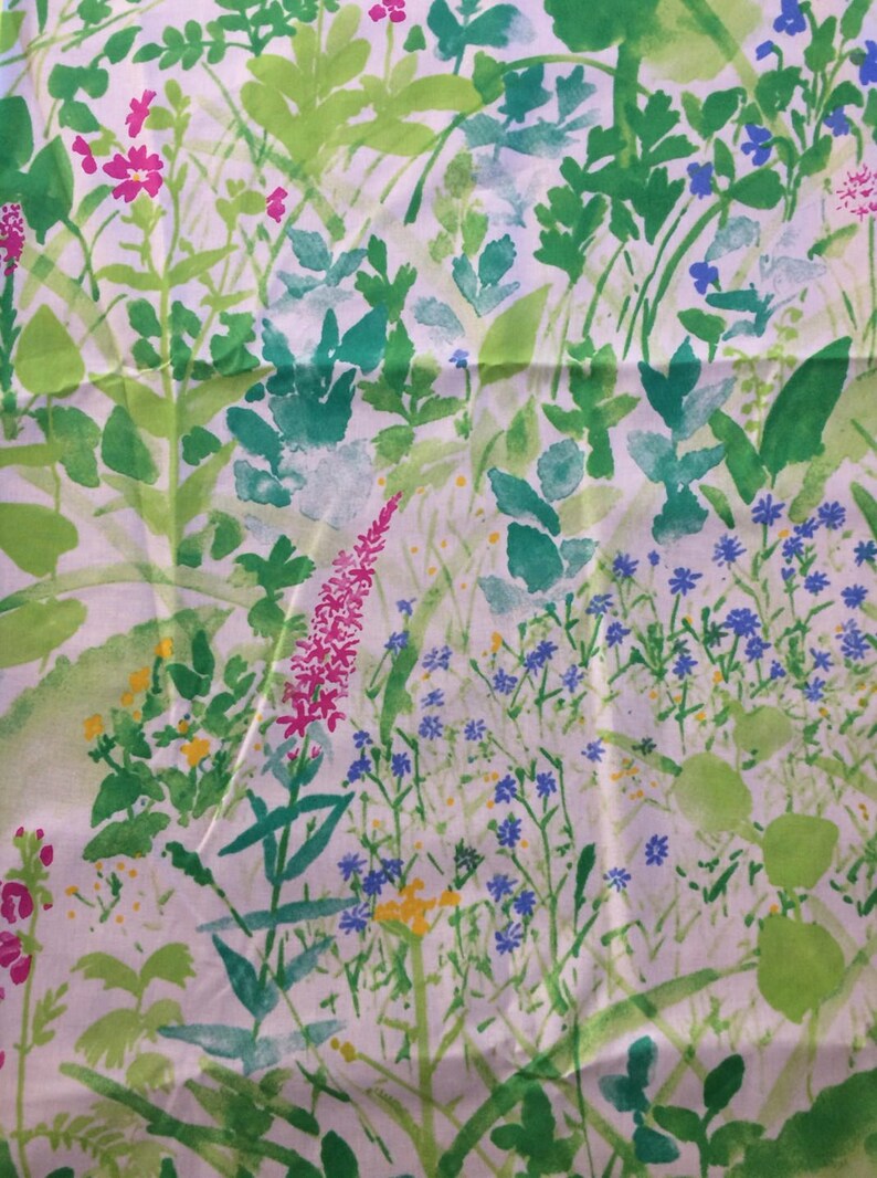 Marimekko Kesanto Cotton Fabric Sold by Half Yard. | Etsy