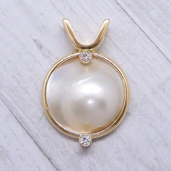 Mabe Pearl Pendant - Etsy