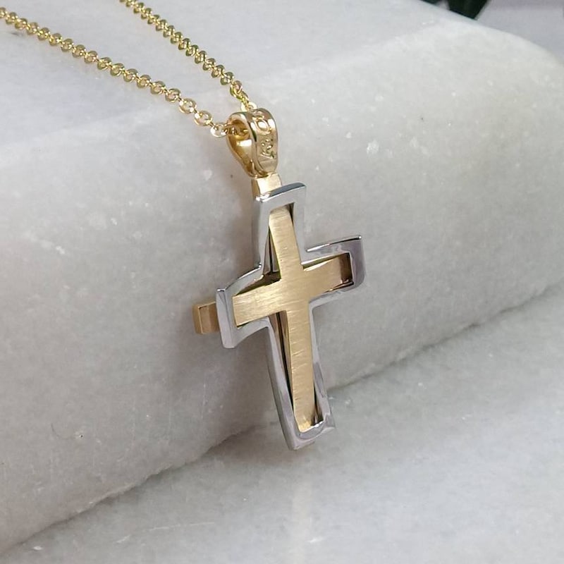 Gold Cross - Etsy