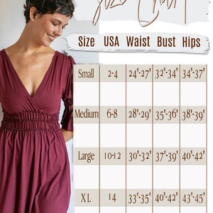 Goddess Sleeve Ruched Empire Waist Top in Burgundy - Etsy