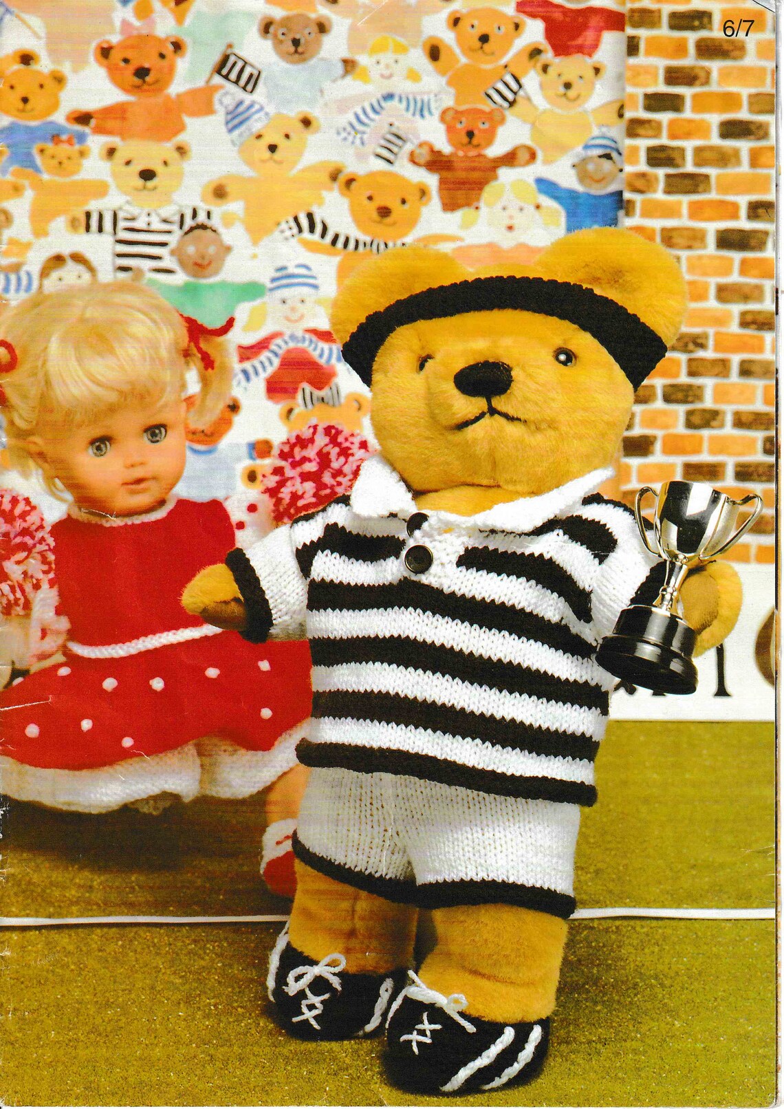 Teddy Bear Clothes Knitting Pattern 267: Fits 15-19 Inch Bears (PDF ...
