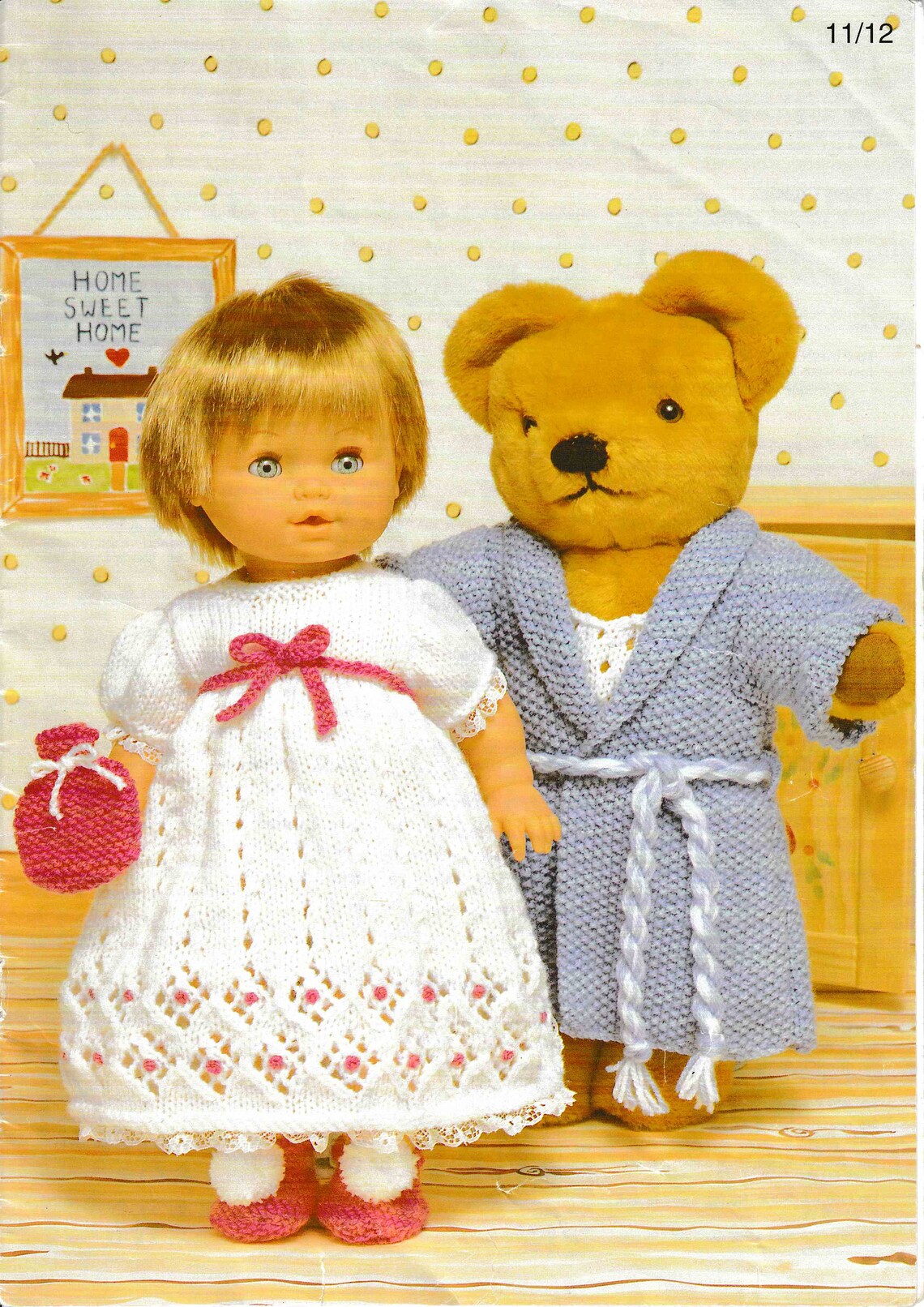 Teddy Bear Clothes Knitting Pattern 267: Fits 15-19 Inch Bears (PDF ...