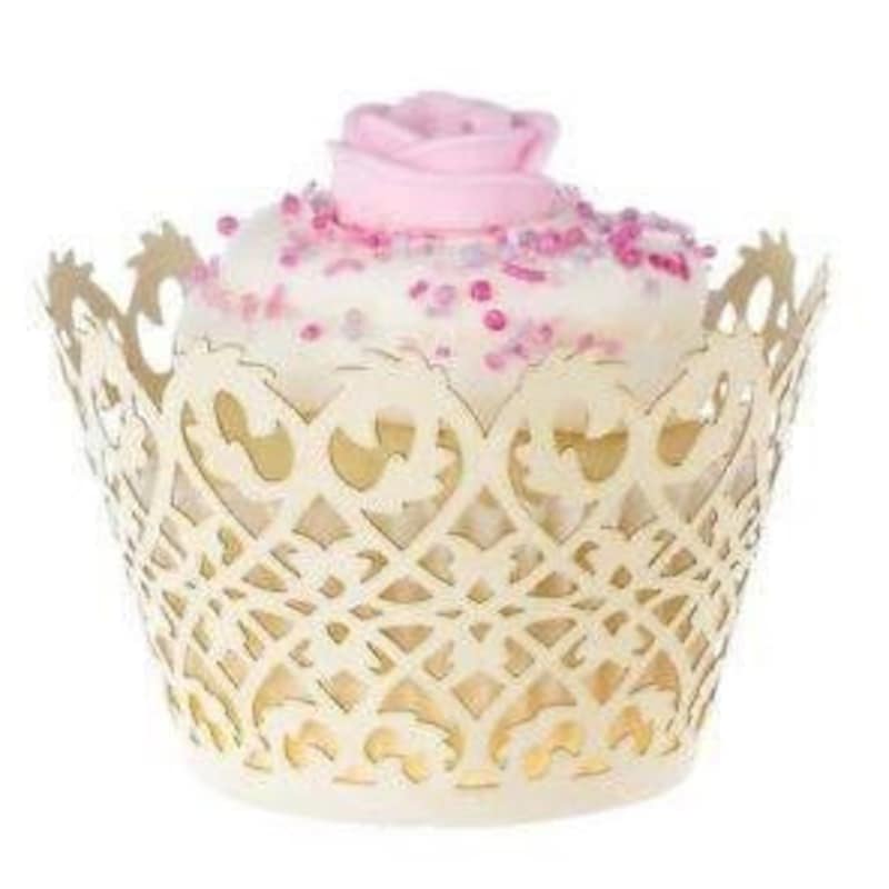 Lace Cupcake Wrapper - Etsy