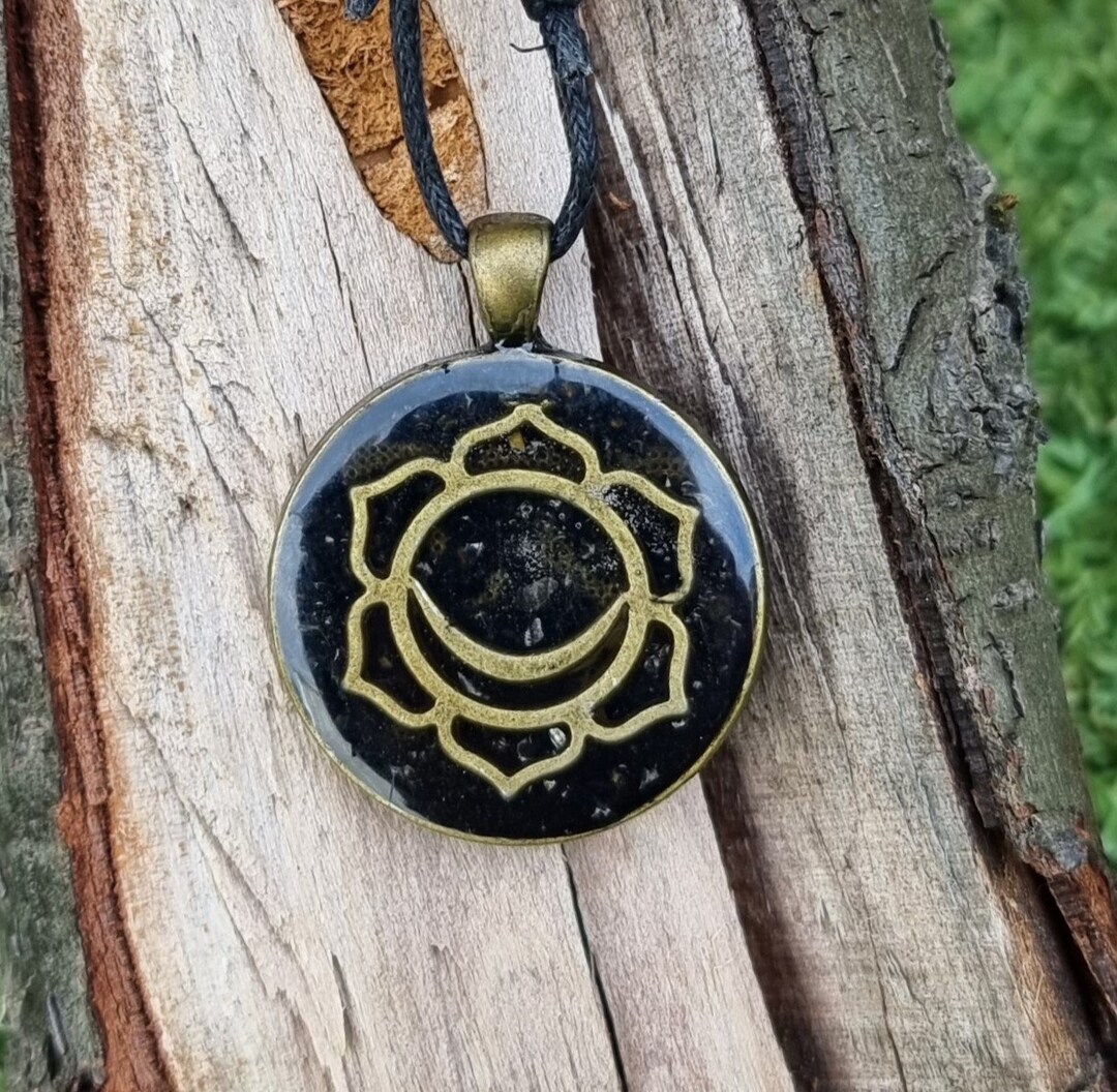 Russian Elite Shungite Hand Filled in A Metal Case Moon - Etsy