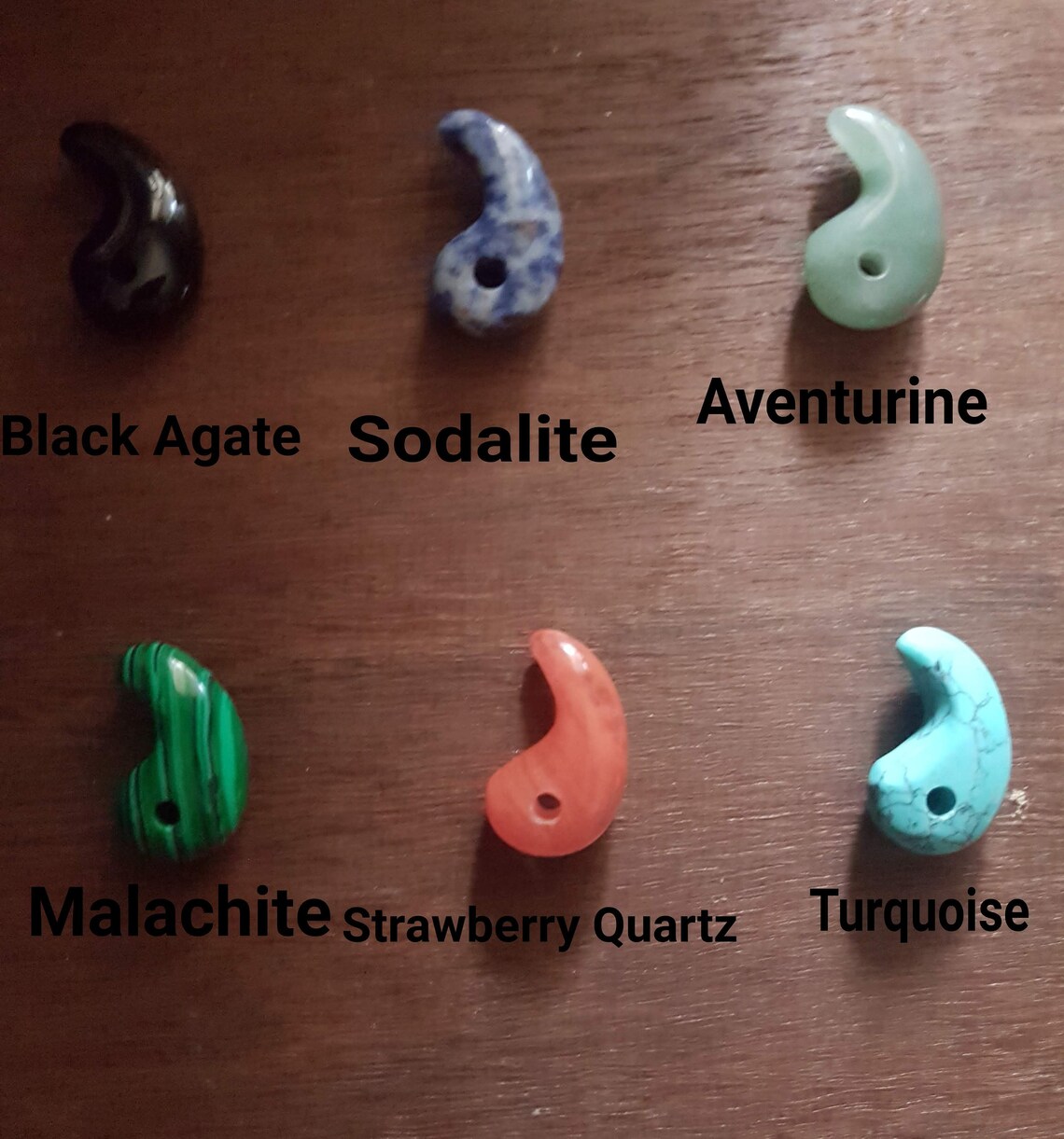 Japanese Shinto Protection Picture Jasper Magatama Pendant - Etsy