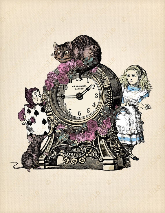 Alice In Wonderland Digital Clipart