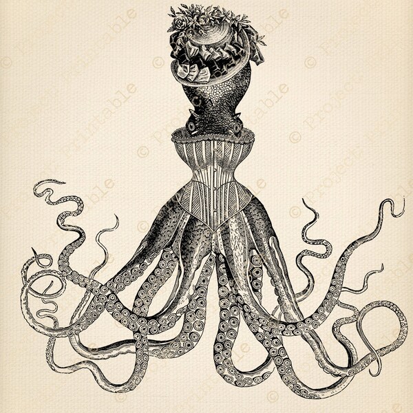 Octopus Lady - Etsy
