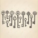 Pretty Antique Ornate KEYS Instant Download Digital - Etsy
