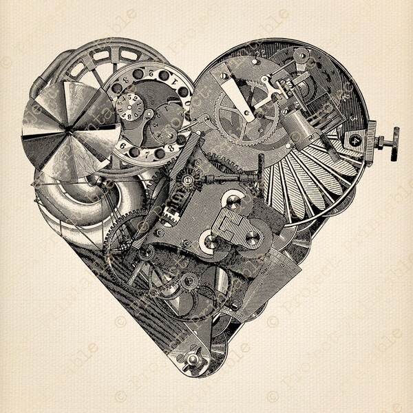 Clockwork Heart - Etsy