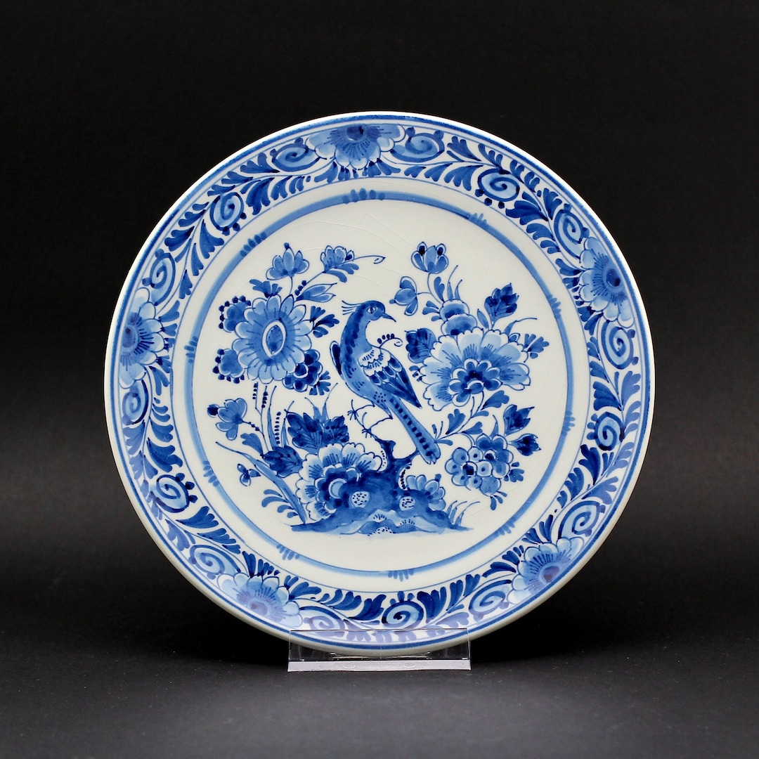 Royal Delft Blue Handpainted Plate 1974 Collectible Delftware Authentic ...
