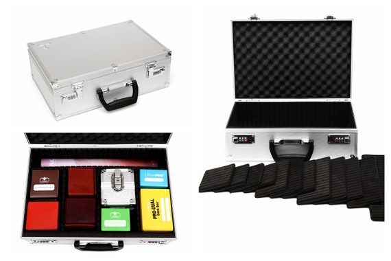 A5 Silver Carry Case for Trading Card Storage Case Magic the - Etsy